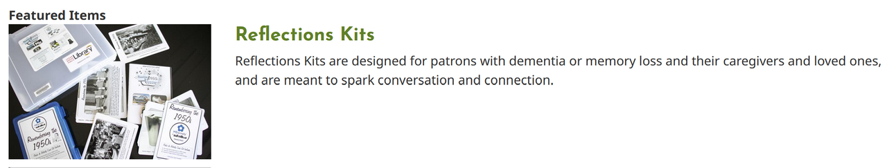 The Metro Library Group offers Reflection Kits! – MEternally