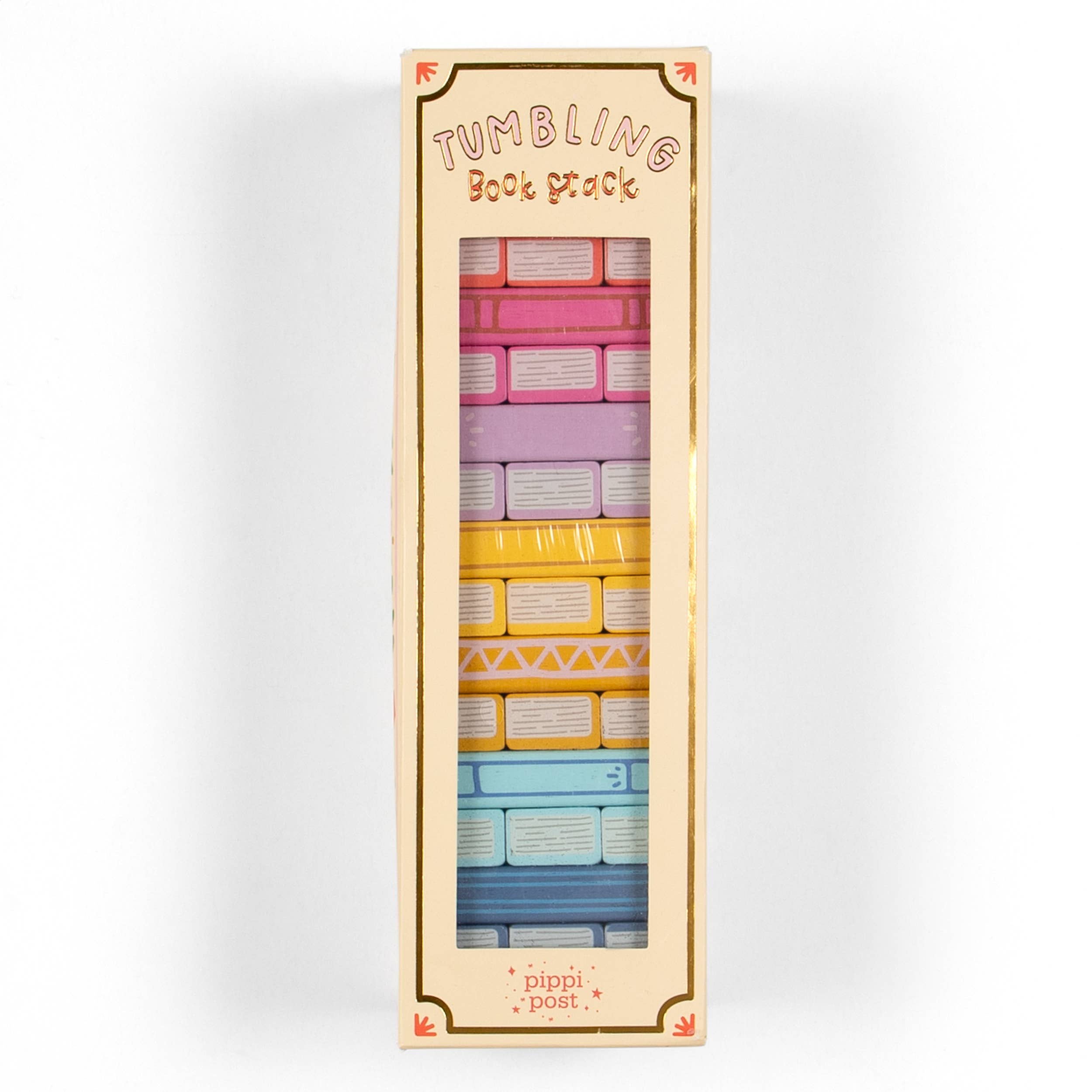 Tumbling Book Stack - Wooden Block Stacking & Balance Game – MEternally