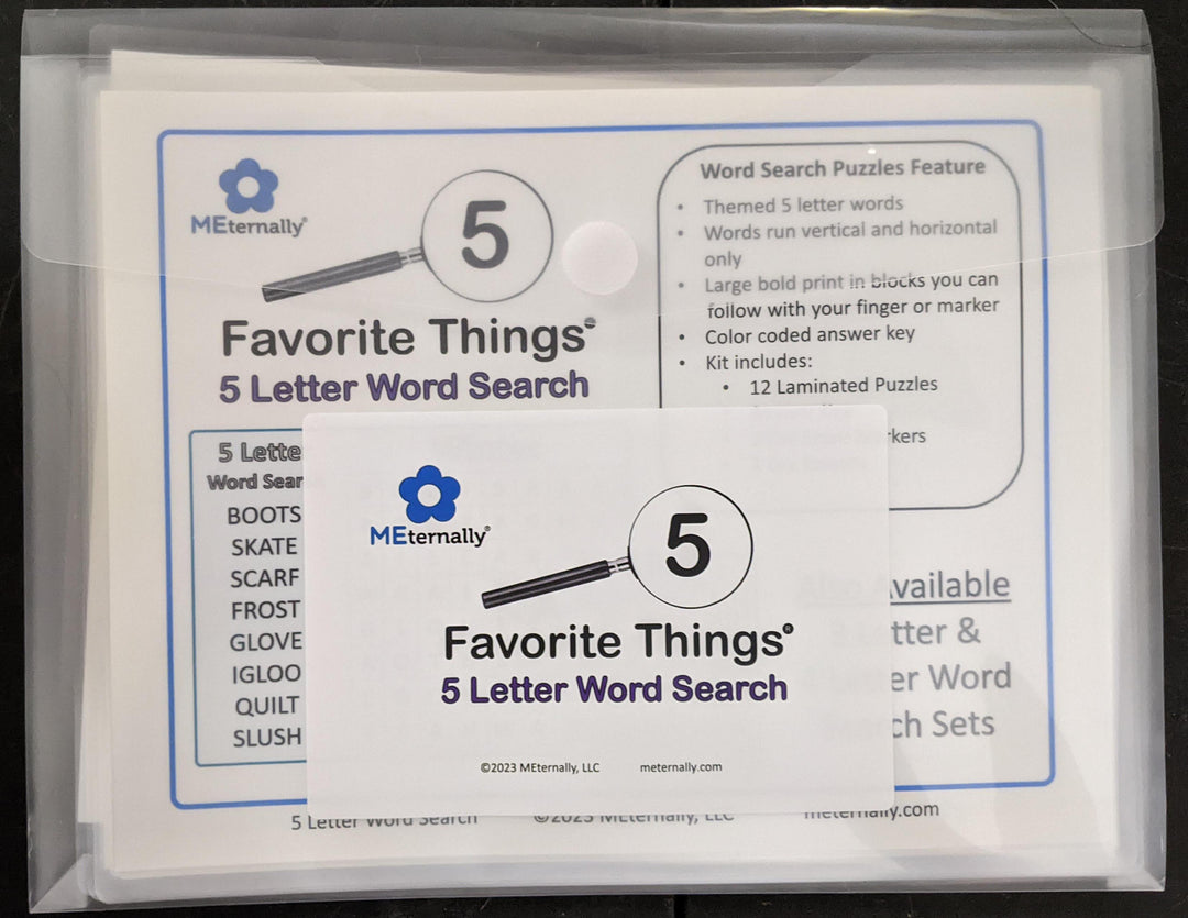 5 Letter Word Search Puzzle Collection – MEternally