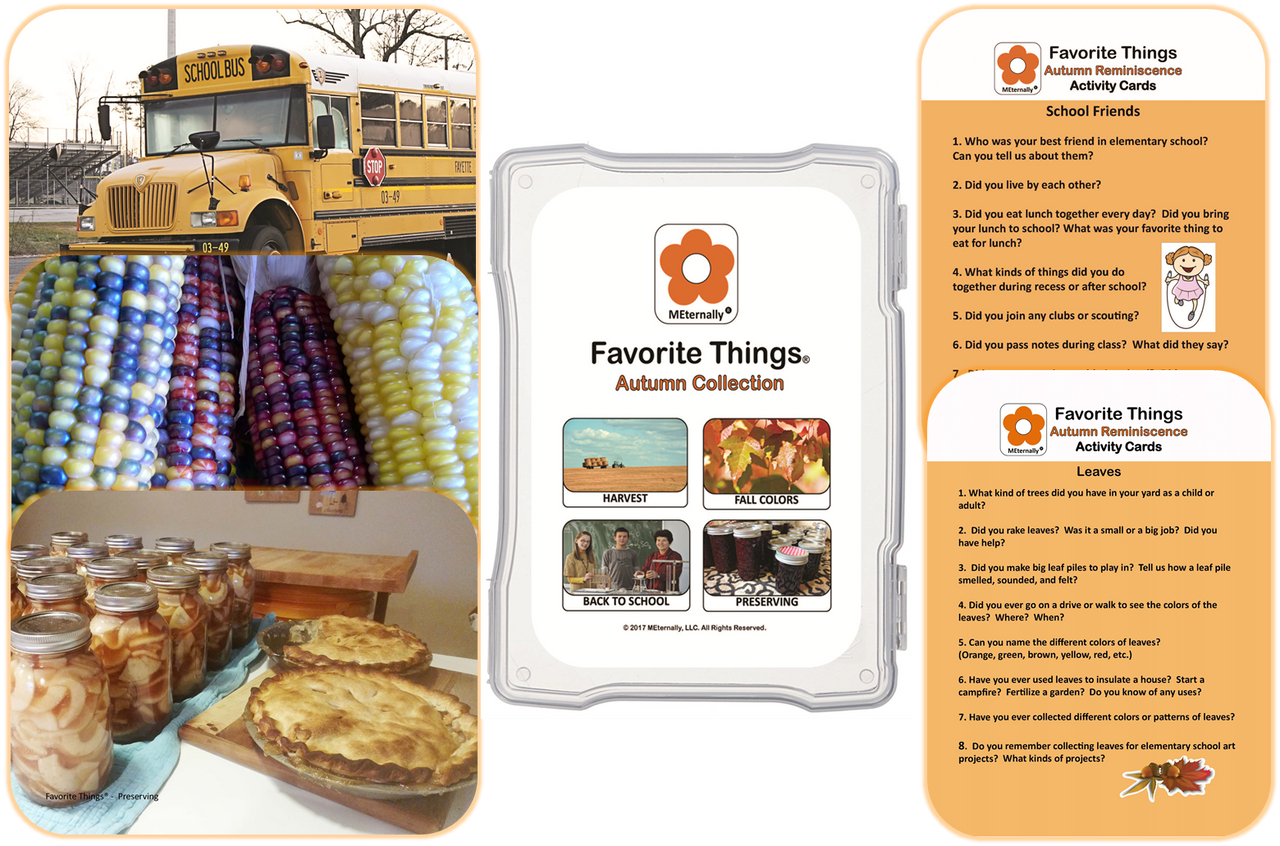 Autumn Reminiscence Therapy DVD, Autumn Photo Card Therapy – MEternally