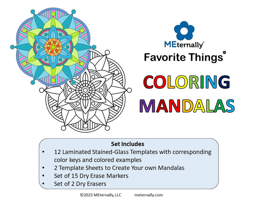 Coloring Collection - Mandalas & Color by Numbers Collection – MEternally