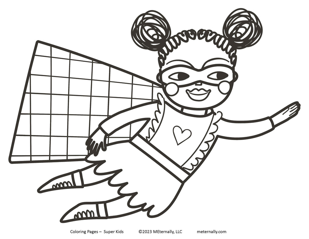 Digital Download - Super Kids Coloring Pages – MEternally